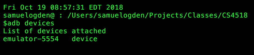 CS4518 Android Application Database Tutorial