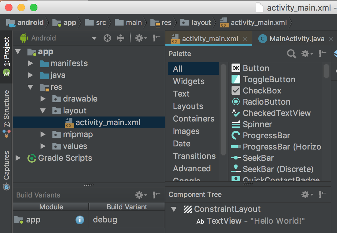 CS4518 Android Application UI Totorial